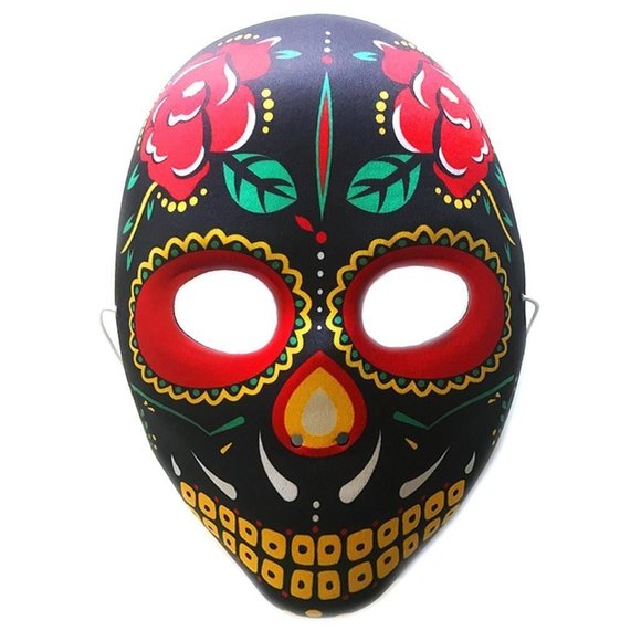 Diona J | Accessories | Halloween Day Of The Dead Sugar Skull Mask ...